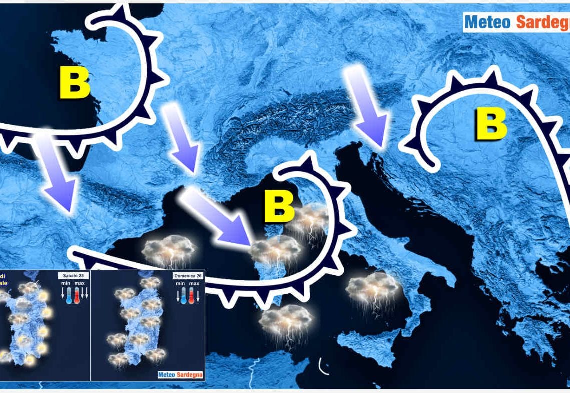 Sardegna nella bufera di vento. Nuova raffica di temporali. Grandine - METEO SARDEGNA